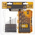 DEWALT Drill Bit Set, Black and Gold, 14-Piece (DWA1184) : Amazon.ca ...