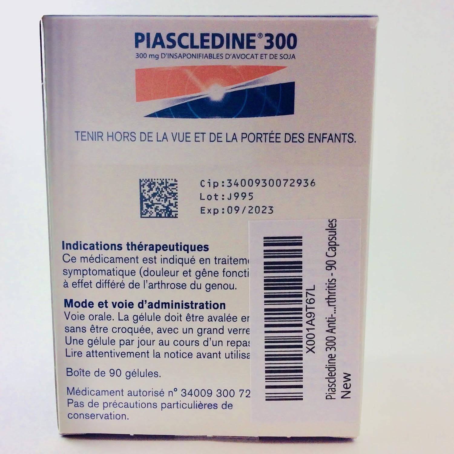 Piascledine 300 Anti-Rheumatic Osteoarthritis – 90 Capsules – BigaMart