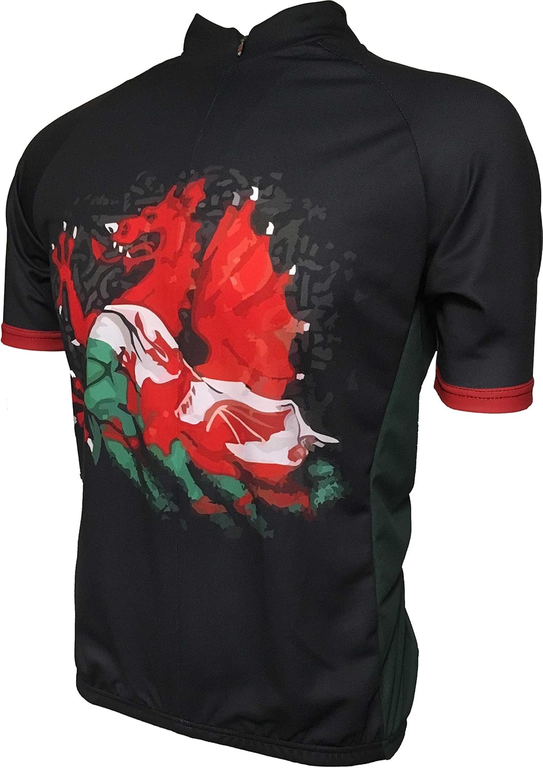 Welsh Cycle Jersey (Small): Amazon.co.uk: Clothing