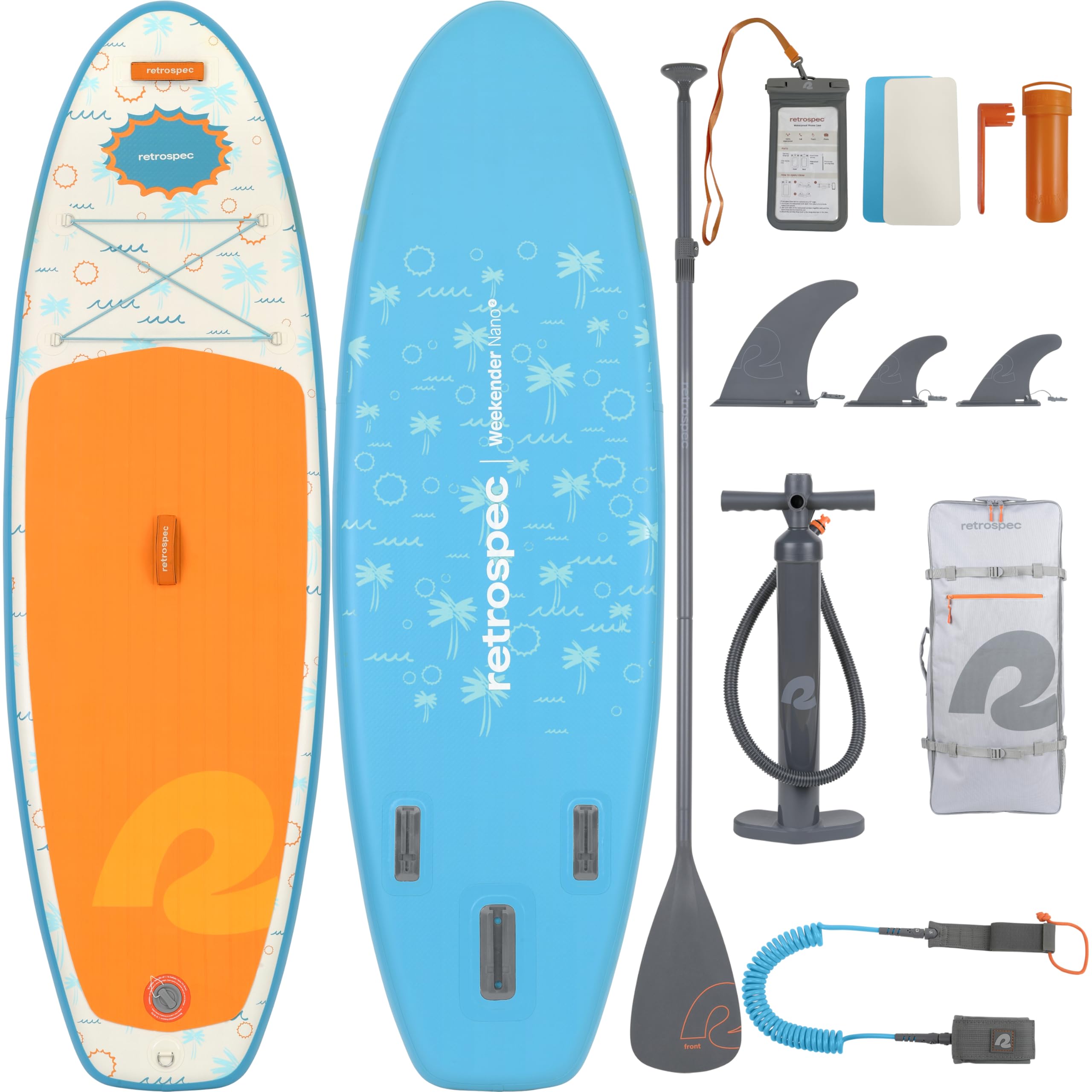 Retrospec Weekender Nano Inflatable Stand Up Paddle Board for Kids ...