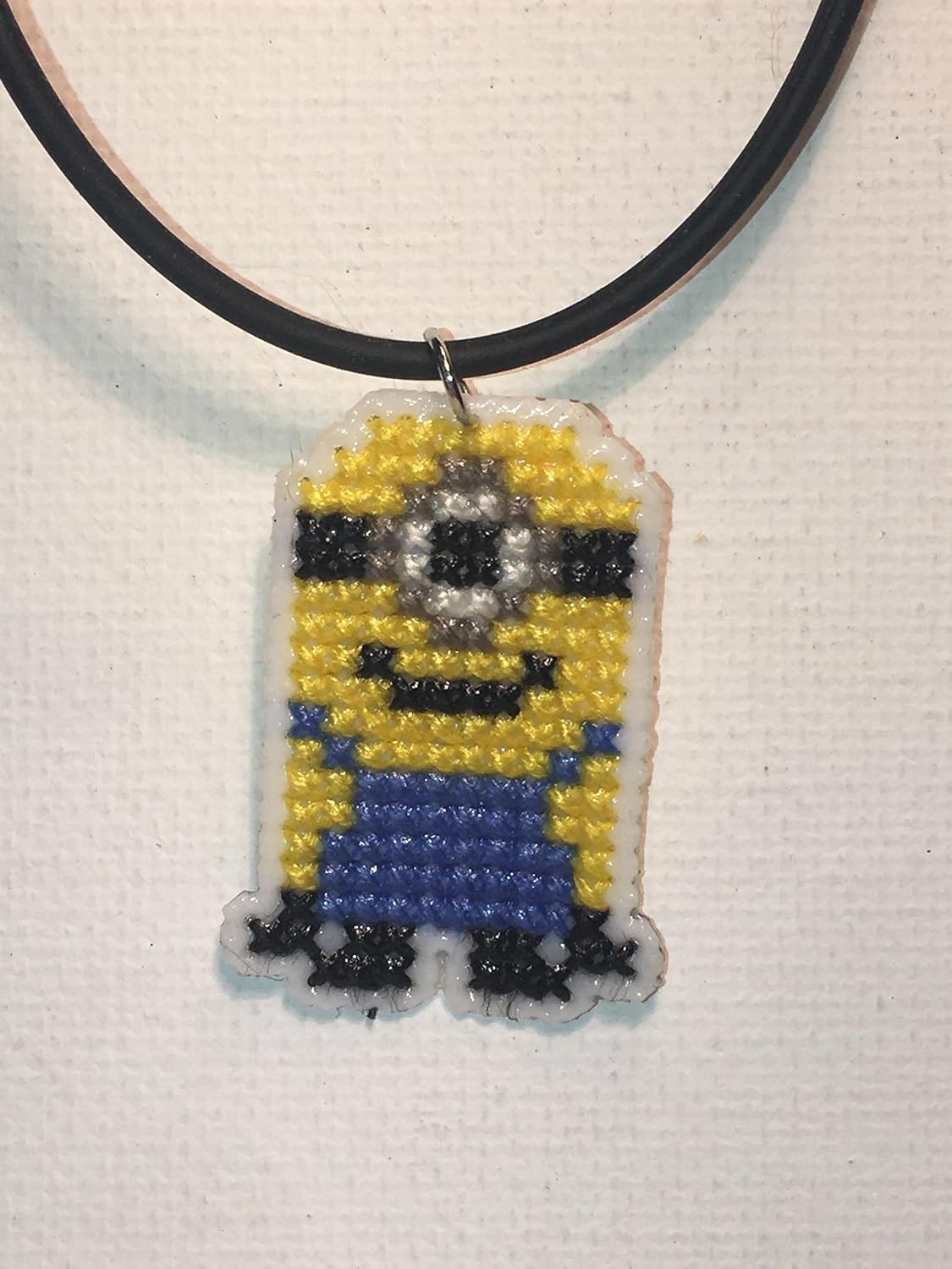 Amazon.com: Minion Cross Stitched Necklace: Handmade