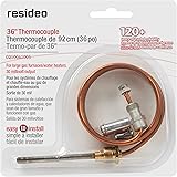Amazon.com: Resideo CQ100A1039 Replacement Thermocouple for Gas ...