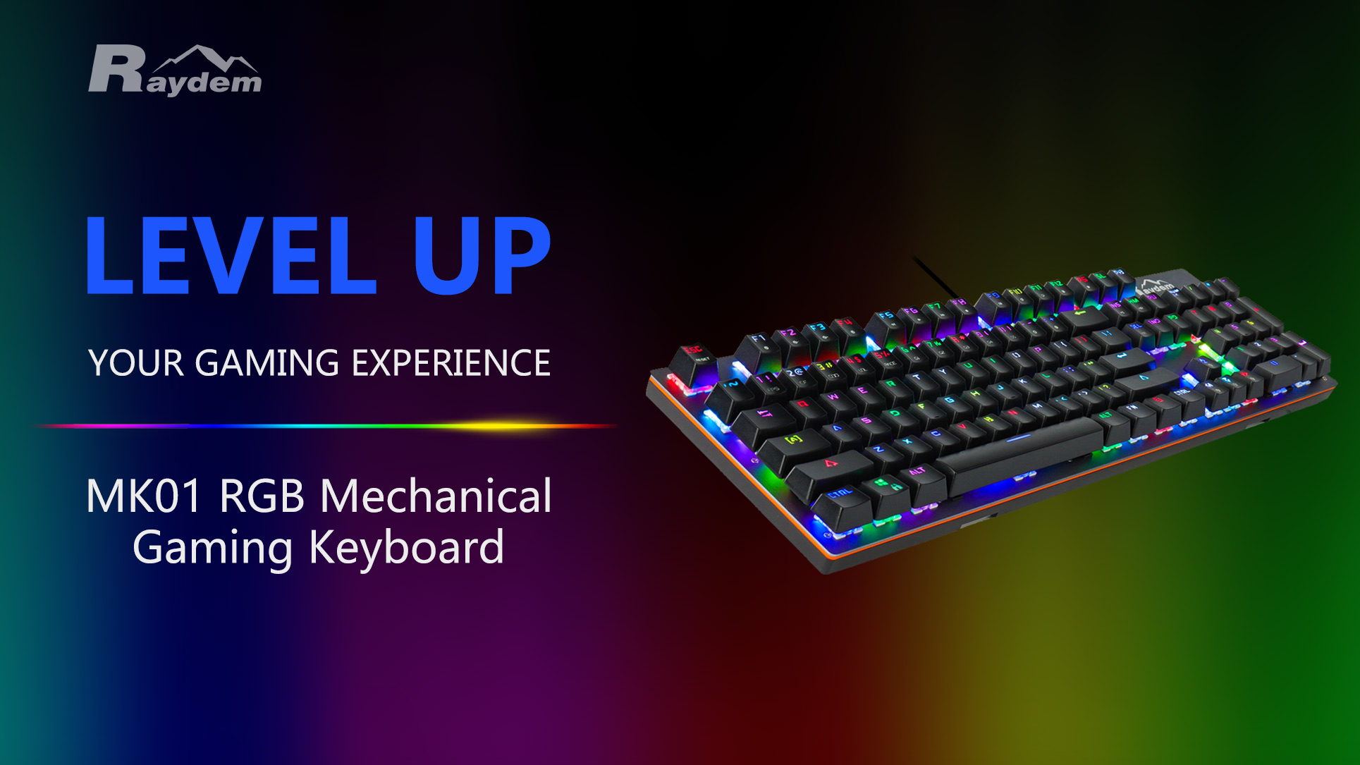 Watch Raydem MK01 RGB Mechanical Gaming Keyboard on Amazon Live