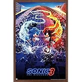 Amazon.com: Trends International Sonic The Hedgehog 3 - Shadow Motorcycle One Sheet Wall Poster ...