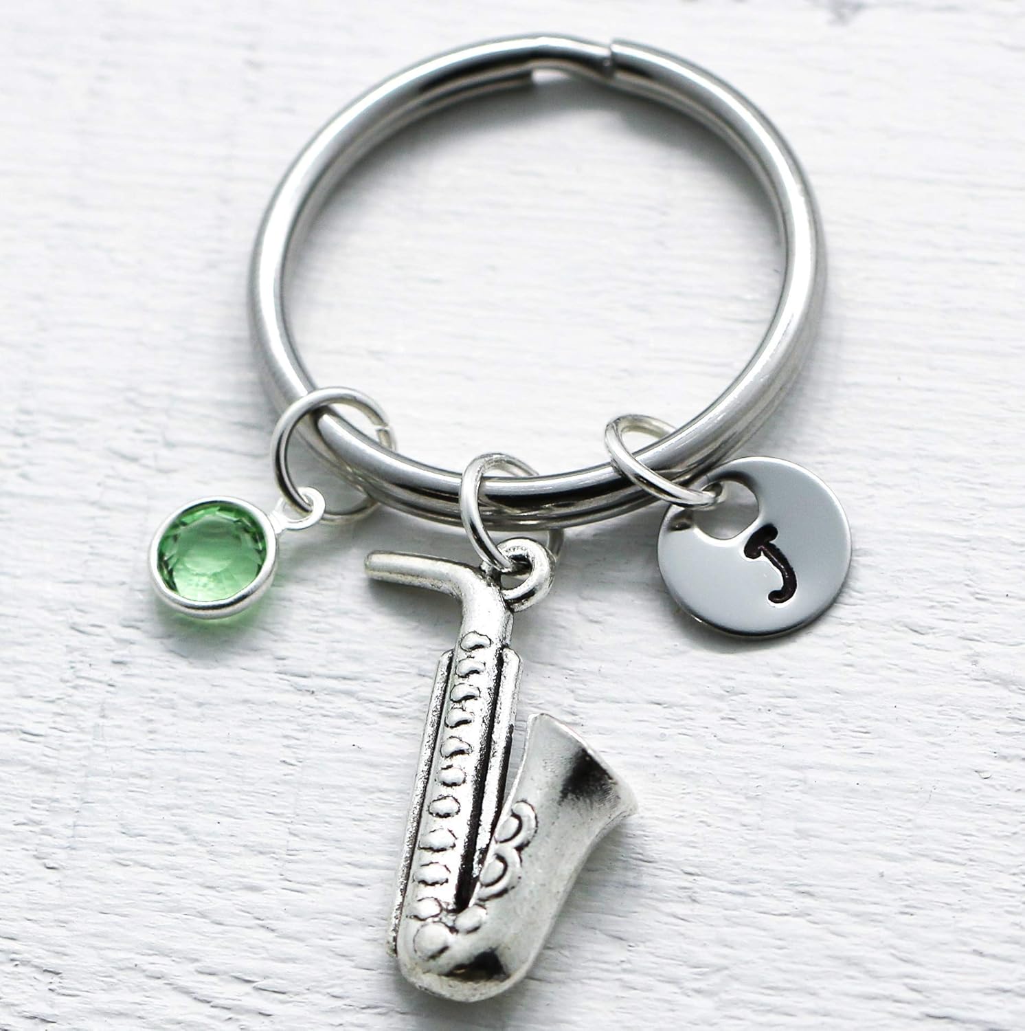 Amazon.com: Miniature Tenor Saxophone Keychain - Music Themed Band ...