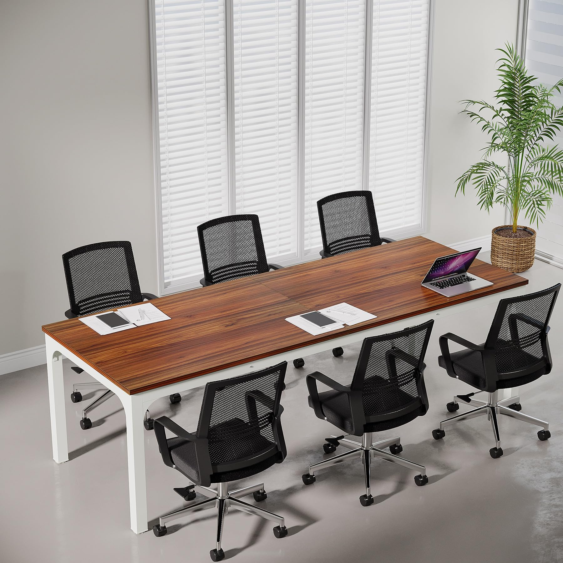 Tribesigns 6.5 FT Conference Room Table, 78.74" W X 27.56" D Large ...