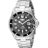 Amazon.com: Invicta Men's 0420 Pro Diver Automatic Black Dial Titanium ...