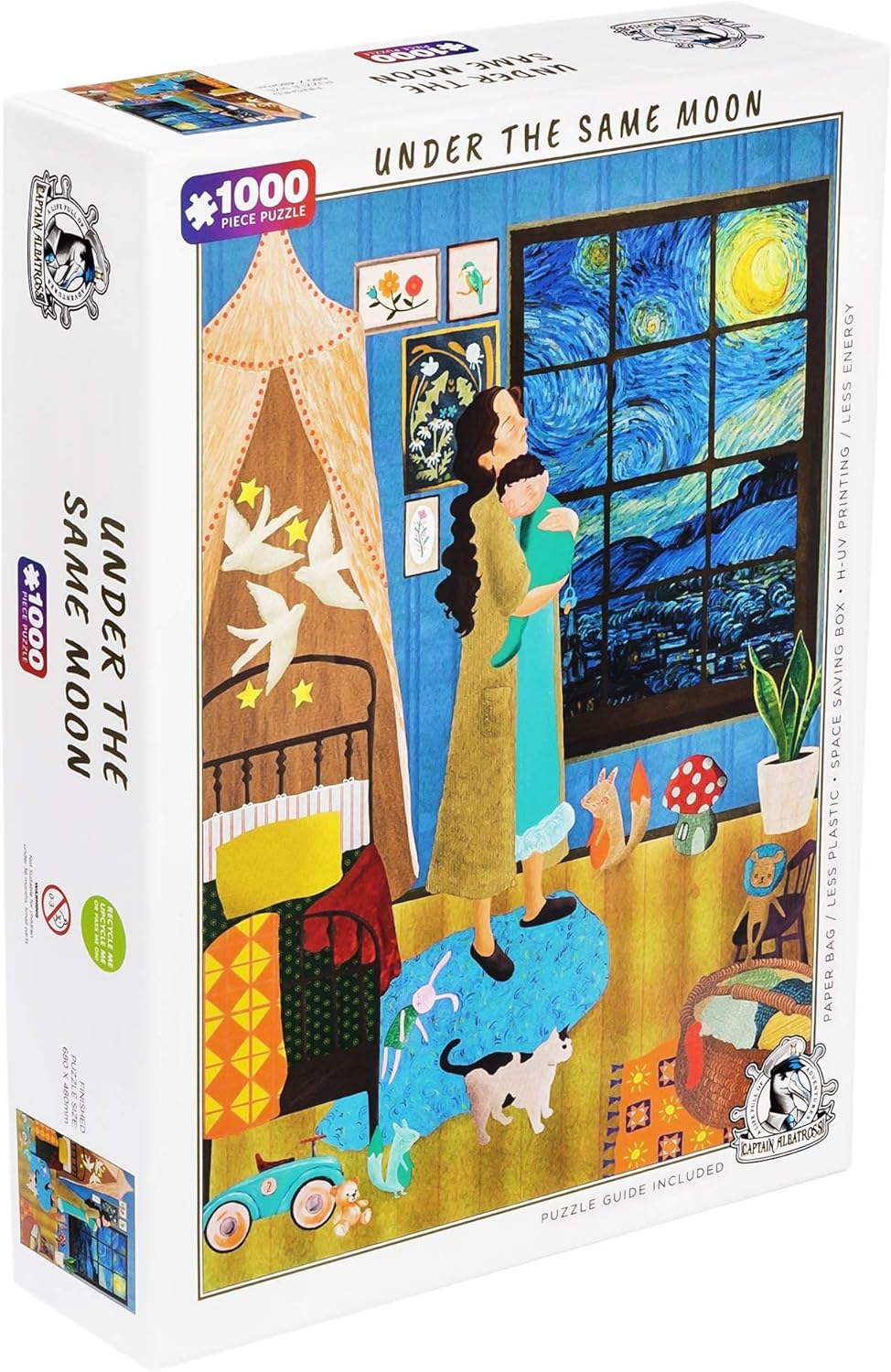 Captainalbatross Puzzles 1000 Piece for Adults Under The Same Moon ...