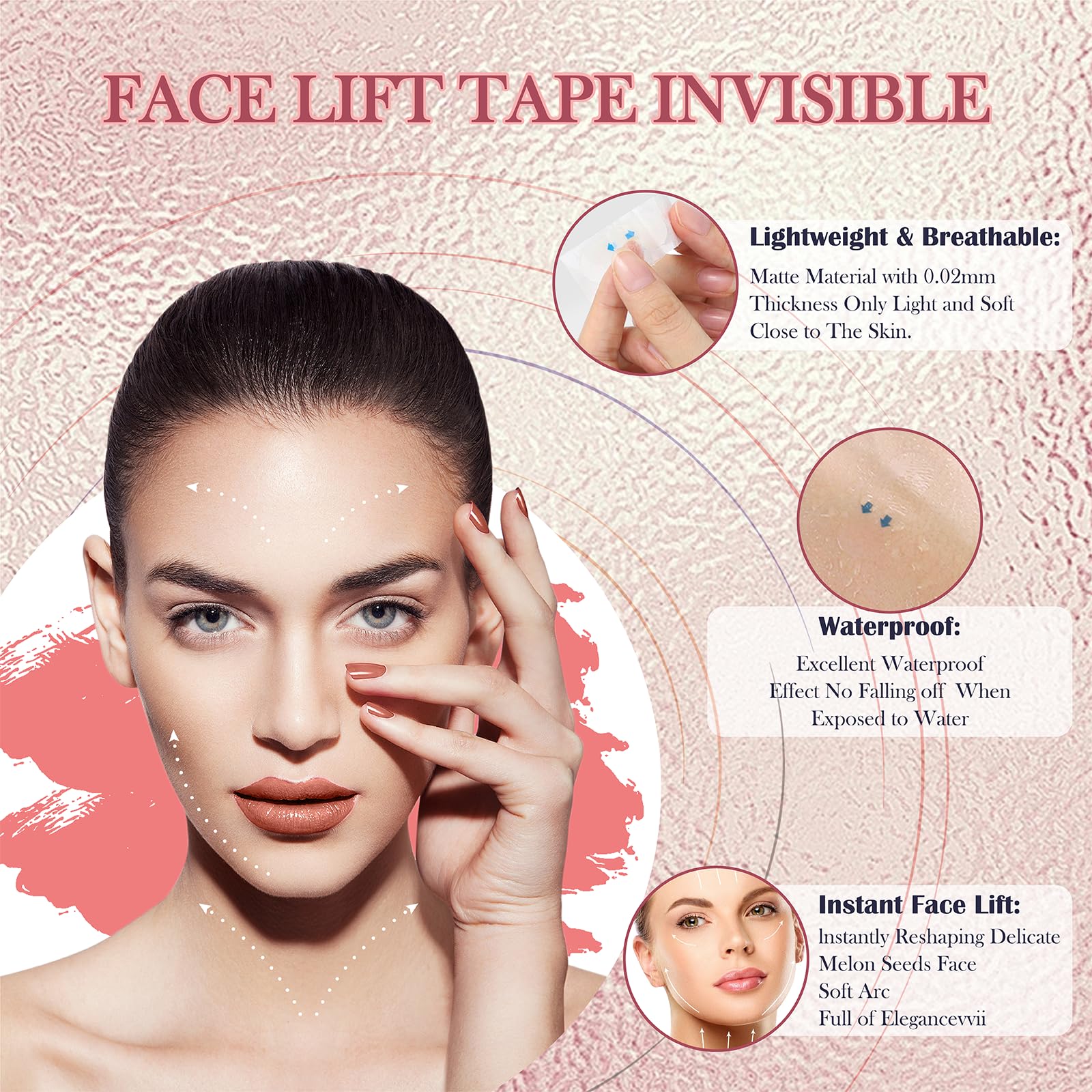 Mua YAGUVI Face Lift Tape, Face Lift Tape Invisible, Face Tape Lifting ...