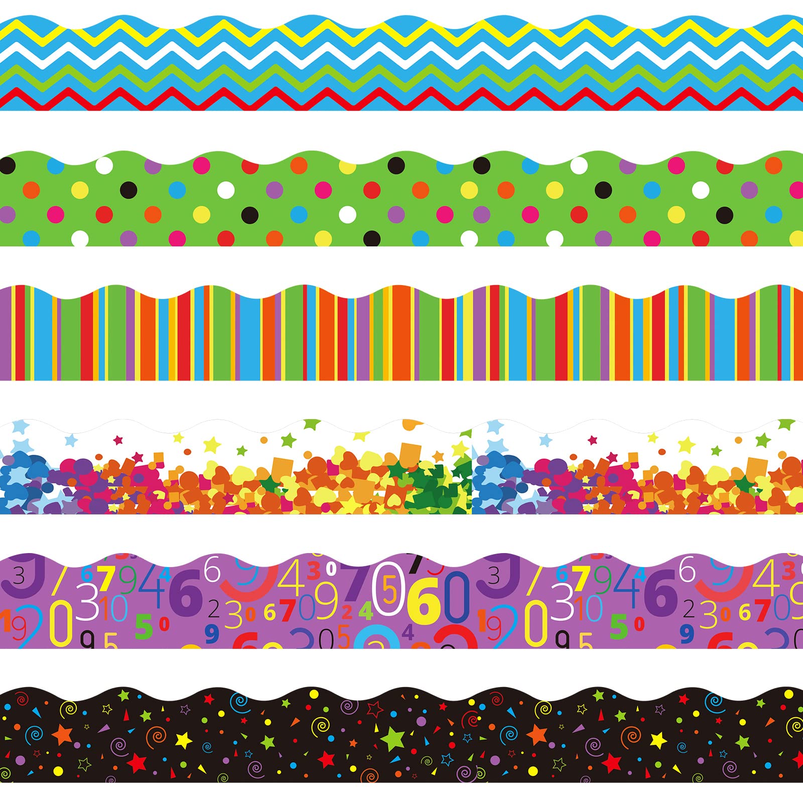 Mua Containlol Classroom Borders for Bulletin Board, 118 Ft Geometric ...