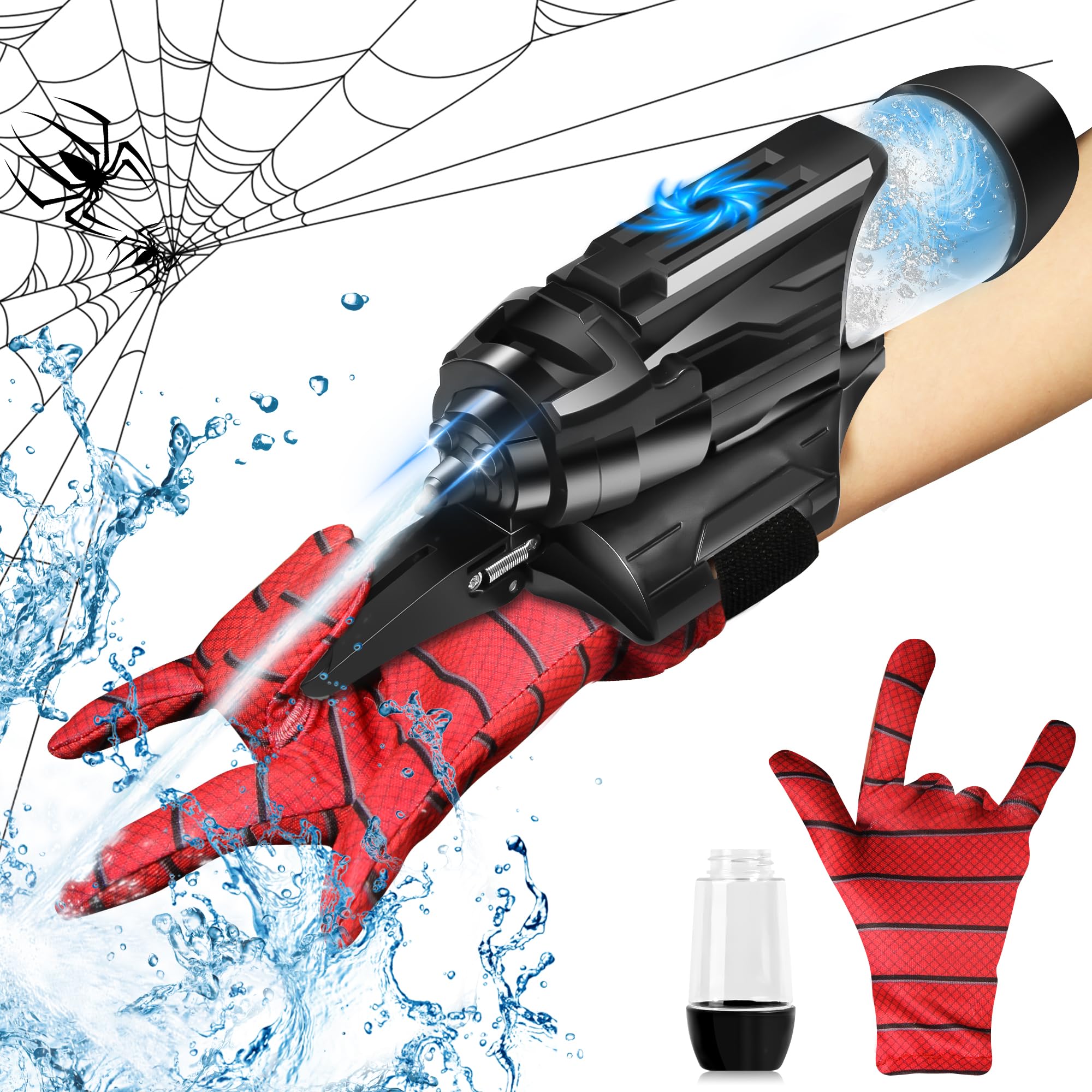 Spider Water Gun for Kids, Spider Superhero Squirt Toy, Web Shooters ...