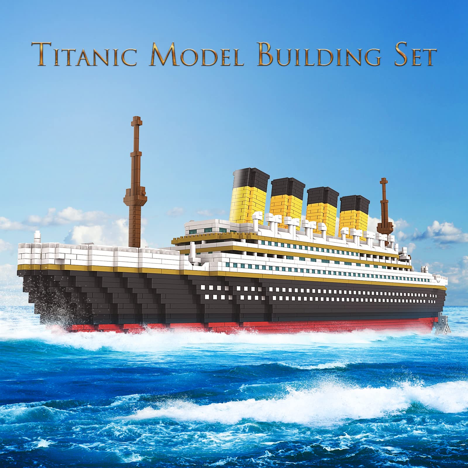 Mua 3800+ PCS Micro Blocks Titanic Model Building Set, Mini Building ...