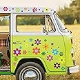 Amazon.com - Zonon 12 Sheets Flower Car Decals Daisy Stickers Flower ...