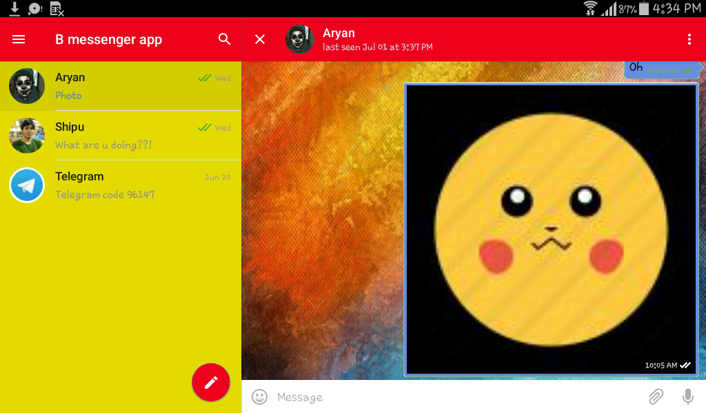 B messenger app:Amazon.com:Appstore for Android