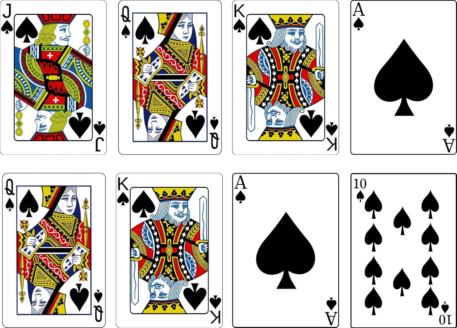 8 x playing cards edible icing cupcake toppers cake decoration actual ...