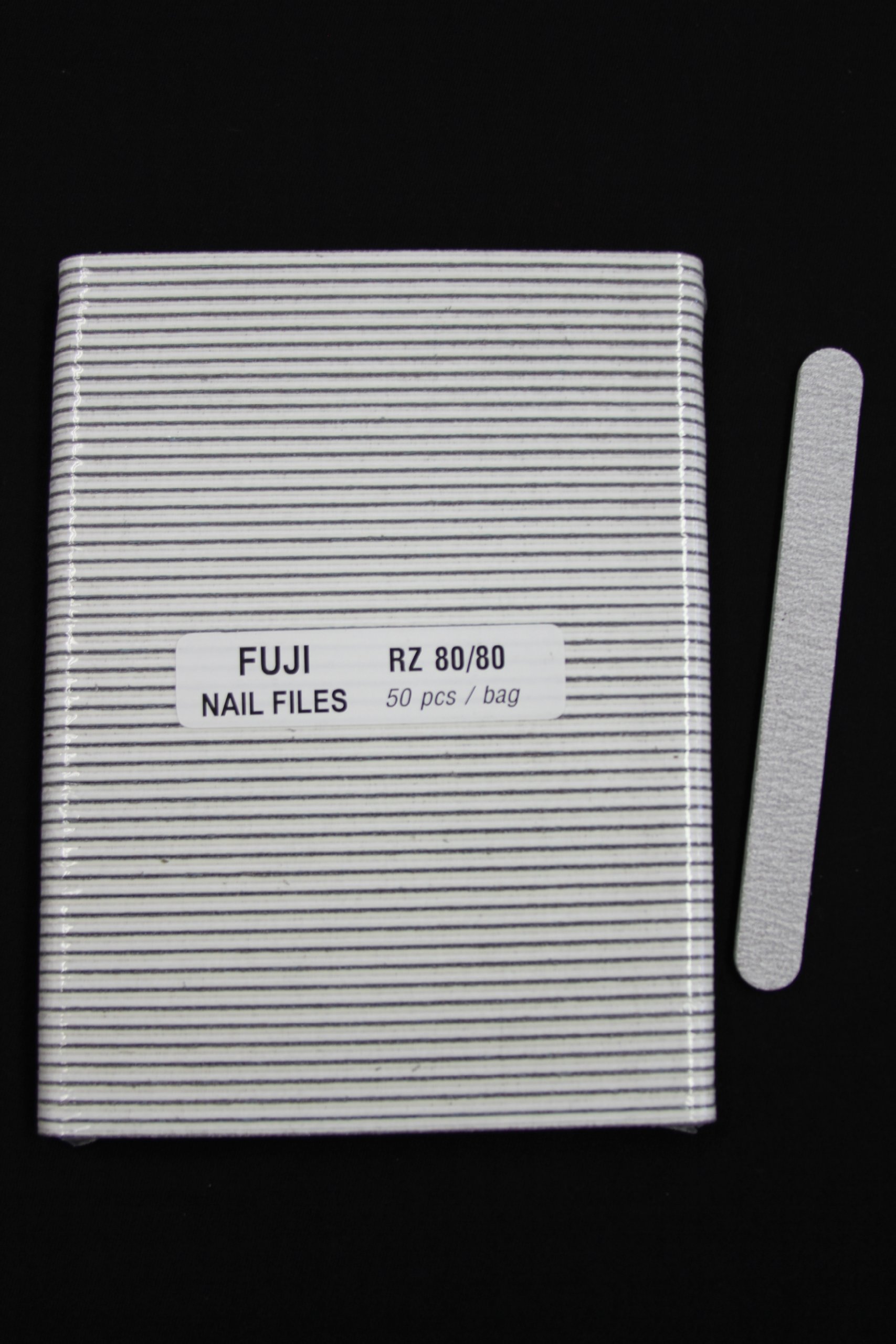 Amazon.com : Professional Nail Files Grit 100/100, Coarse Zebra Round ...