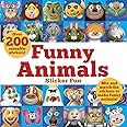 Amazon.com: Funny Animals Sticker Fun: Mix and match the stickers to ...