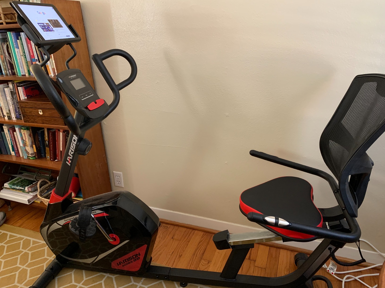 $13/mo - Finance HARISON Bluetooth Recumbent Exercise Bike with Arm ...