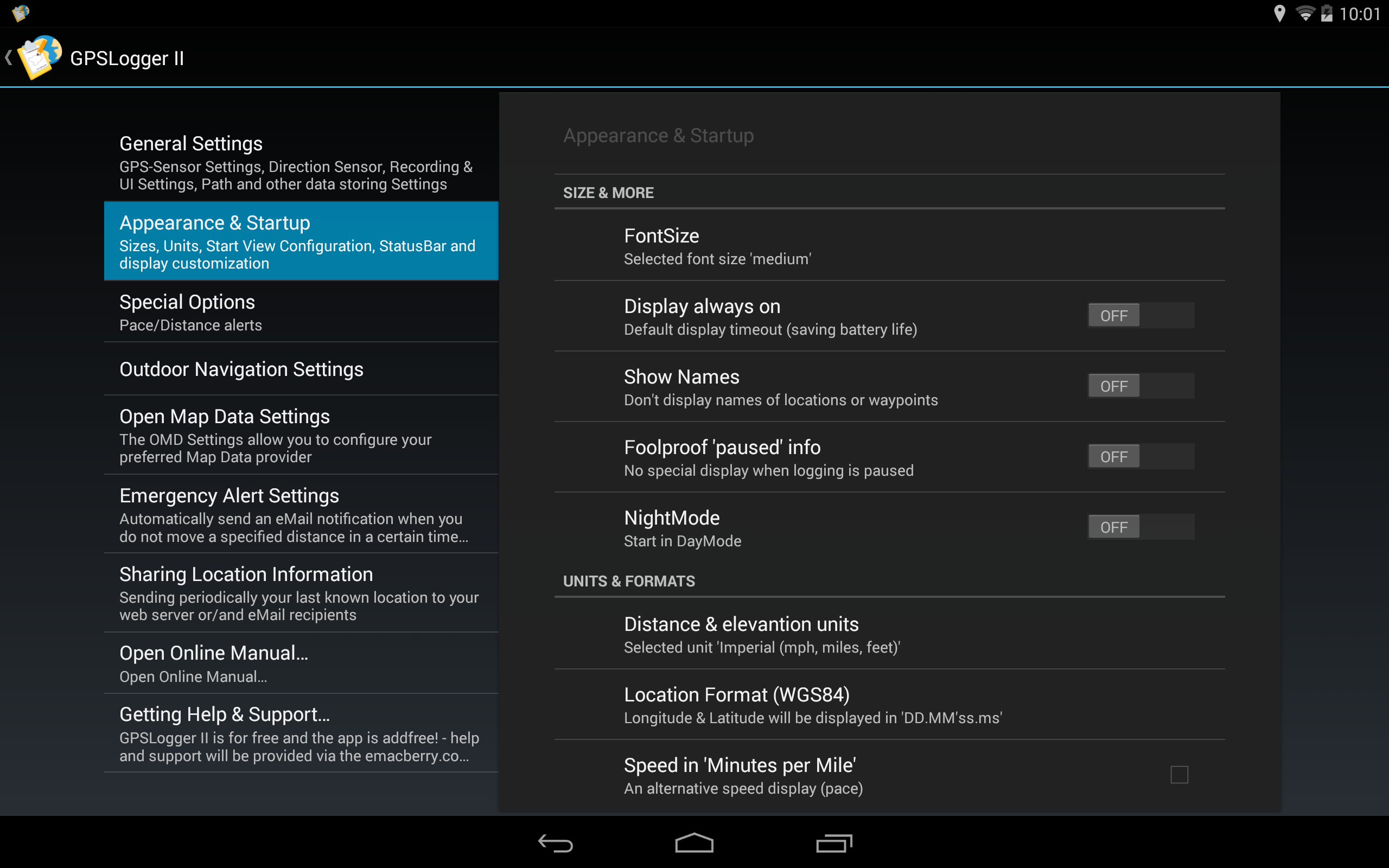 GPSLogger II - The free AIO GPS solution:Amazon.com:Appstore for Android