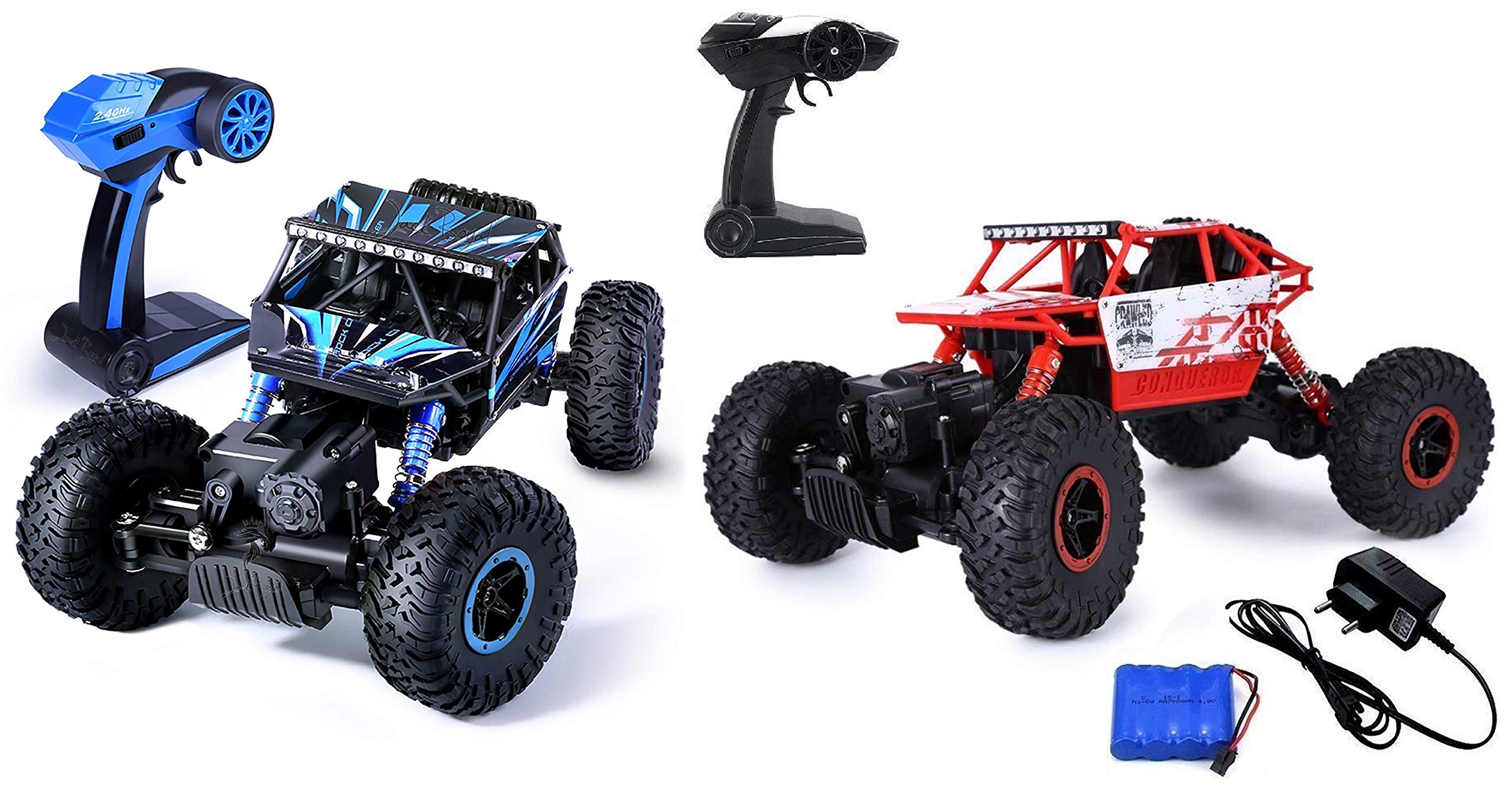 Jack Royal Original Rock Crawler 4 WD RC - Rally Car (1:18 Scale) (Blue ...