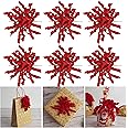 Amazon.com: AIMUDI Red Curly Bows 4" Red Gift Bows Self Adhesive Curly ...
