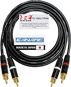 Amazon.com: 4 Foot RCA Cable Pair - Made with Canare GS-6 Audio ...