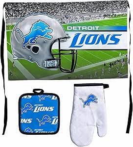 Amazon.com : NFL Detroit Lions Premium Barbeque Tailgate Set : Sports ...