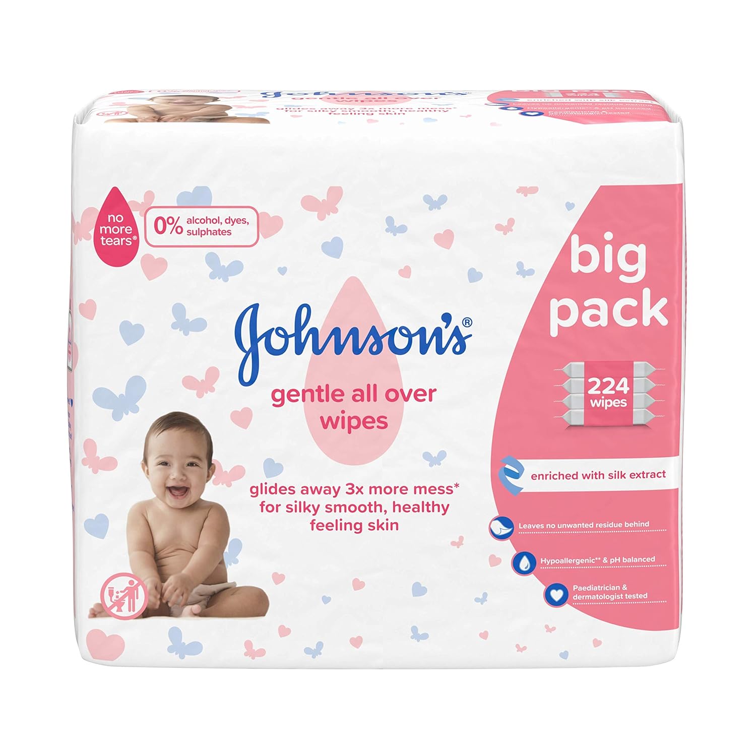 JOHNSON'S Gentle All Over Baby Wipes: Amazon.co.uk: Grocery