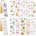 Amazon.com : Luvsweets UV DTF Bookmark Stickers - 24 Sheets Flower UV ...