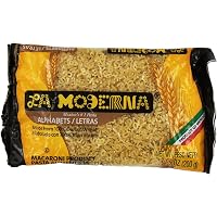 Amazon.com : La Moderna Alphabets Pasta Alfabeto Pasta 7.05 oz (Pack of ...
