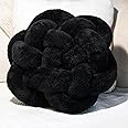 Amazon.com: 2C Home Large Black Knot Pillow | 13" Knotted Pillow ...