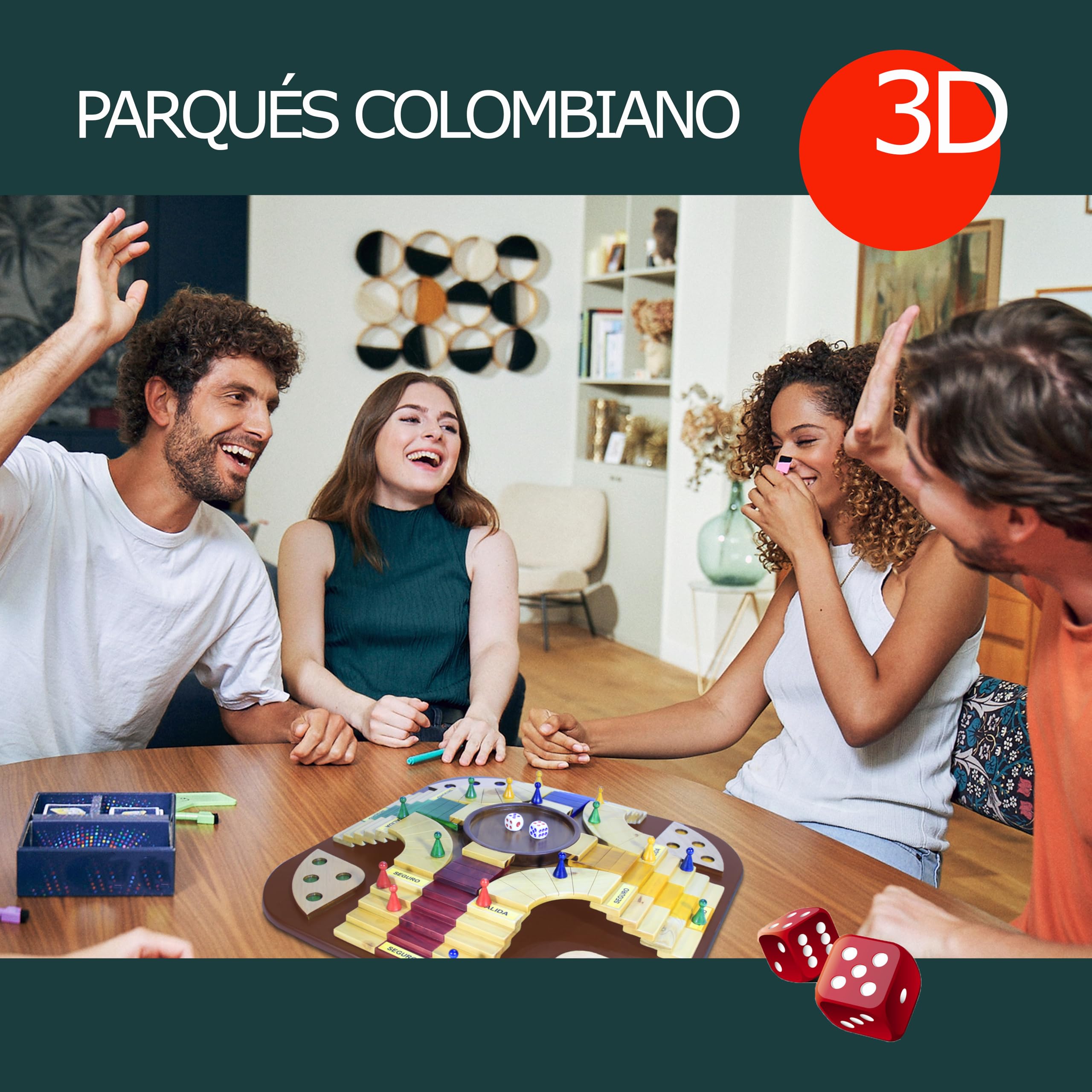 Mua Parques Colombiano 3D Colombian Parks Parcheesi Parchis Board Game ...