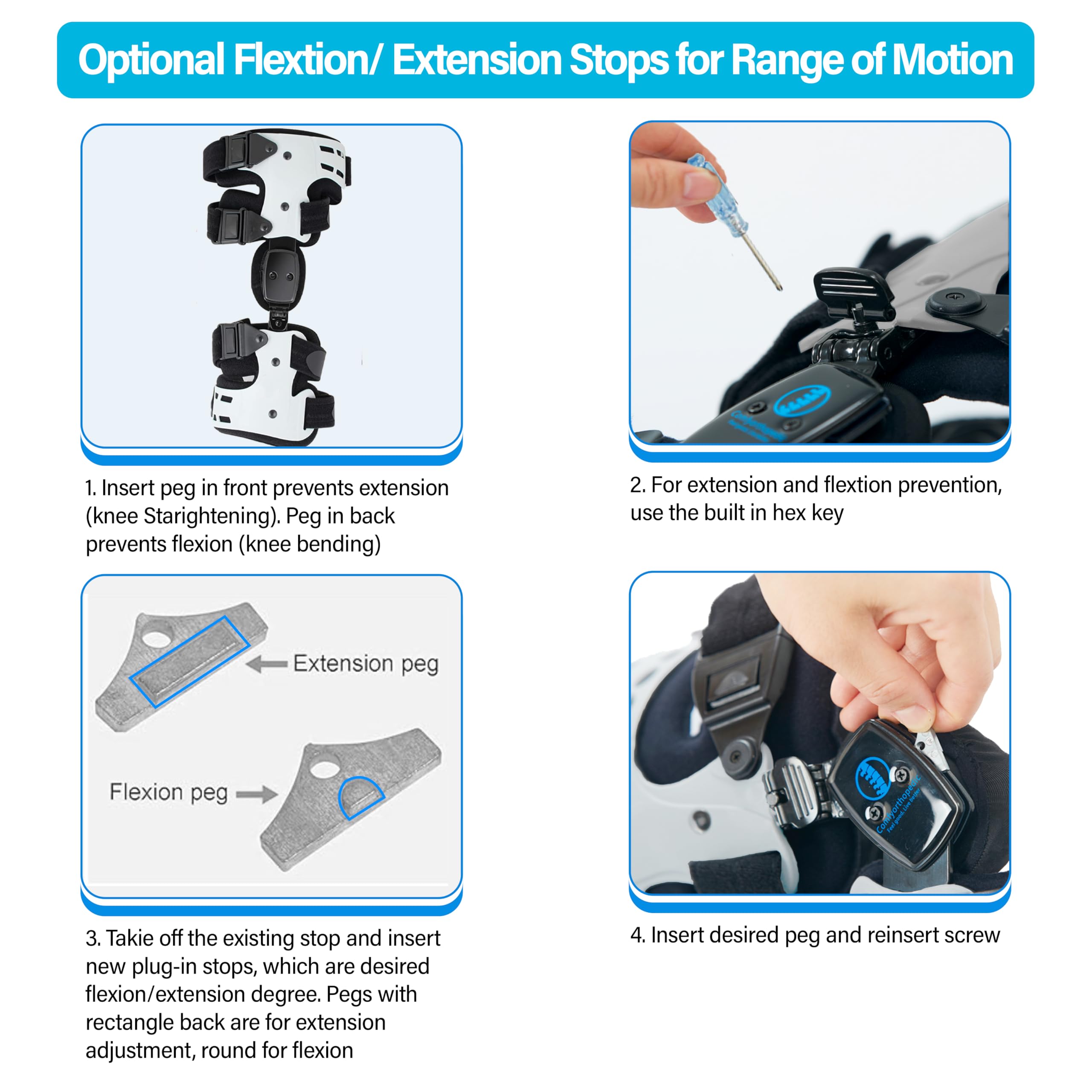 Mua Comfyorthopedic UPGRADED OA Medial Unloader Knee Brace for Men and ...