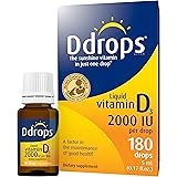 Amazon.com: Ddrops Kids Booster 600IU 100 Drops - Daily Liquid Vitamin D for Kids. Support ...