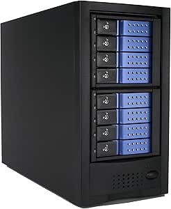 Amazon.com: 8 Bay 12G Hot Swap Trayless SAS/SATA External Enclosure ...