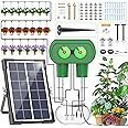 Amazon.com : Solar Automatic Drip Irrigation Kit System,TRJZWA Solar Powered Easy DIY Watering ...