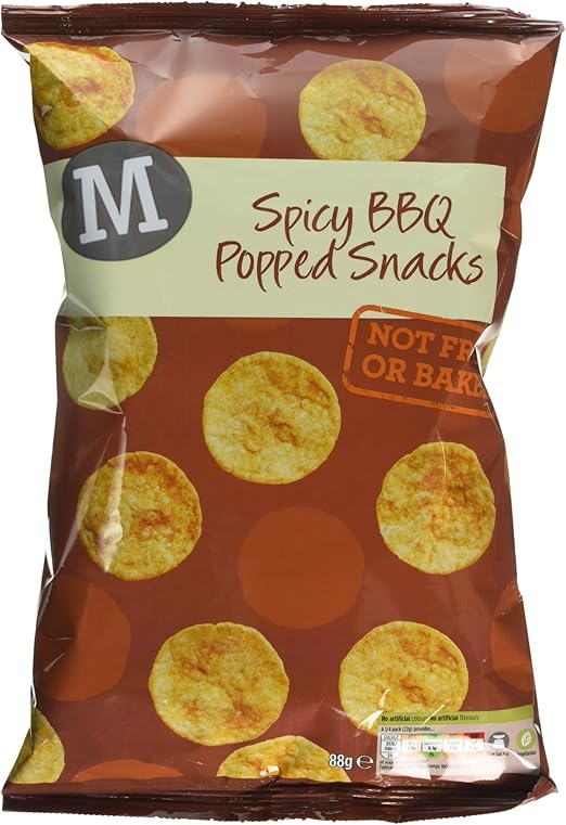 Morrisons Spicy BBQ Popped Snacks, 88g: Amazon.co.uk: Grocery