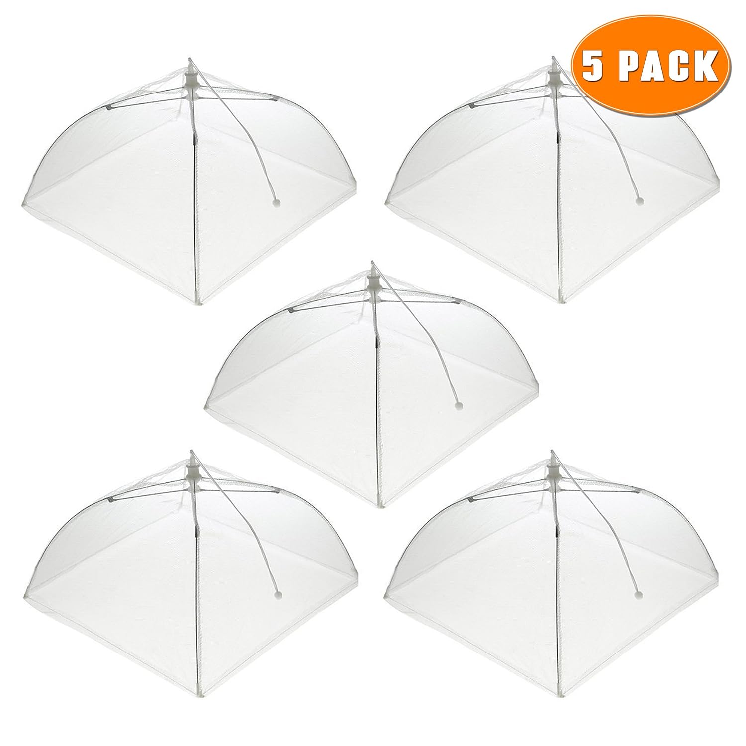 5 x Collapsible Food Covers Nets Mesh Insect Fly Protector Kitchen ...