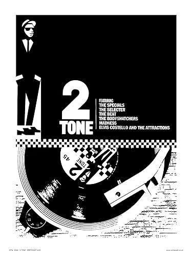 Two Tone, Ska, Specials Pop Art Poster Print by Wig (OTW066): Amazon.co ...