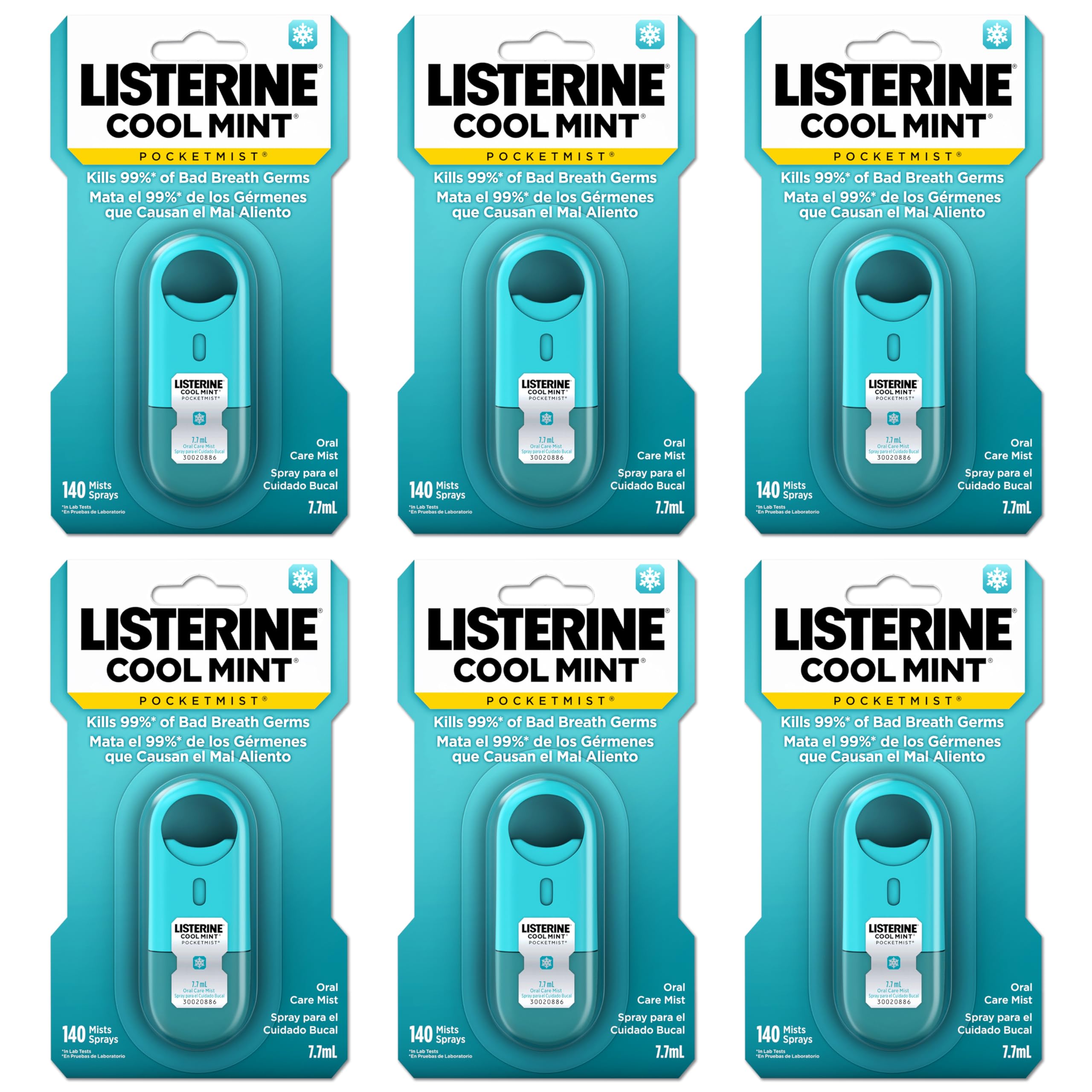 Mua Listerine Cool Mint Pocketmist, Oral Care Mist for Fresh Breath ...