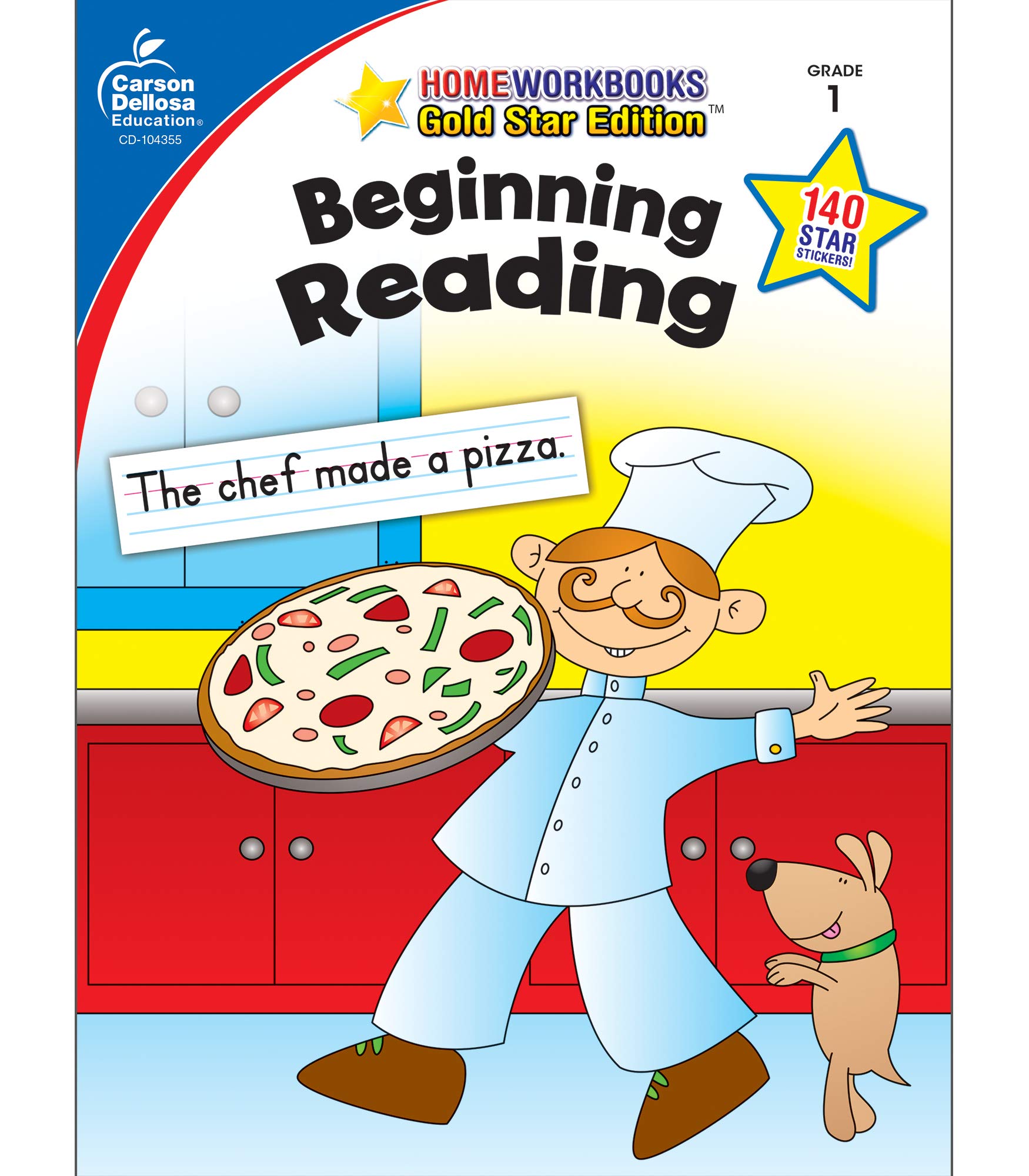 K 1st Grade READING Workbook Worksheet Elementary School Home Study