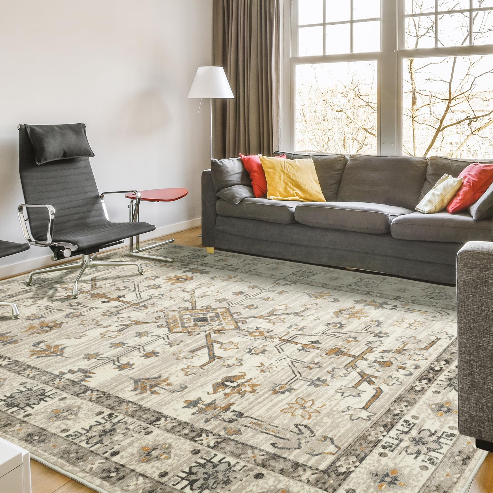 CHICHIC Area Rug 6x9 Washable Rug for Living Room Large Boho Bedroom ...