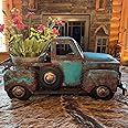 Amazon.com : Retro Creative Car Flower Pot, Farmhouse Rustic Metal ...