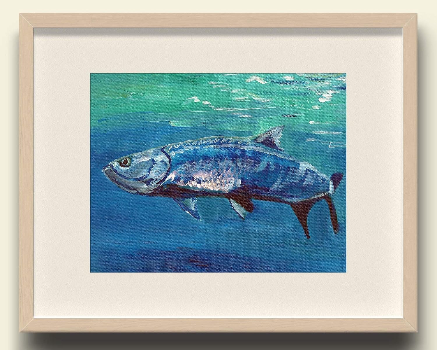 Amazon.com: Tarpon Fishing Wall Art Print Hand Signed By Jack Tarpon ...