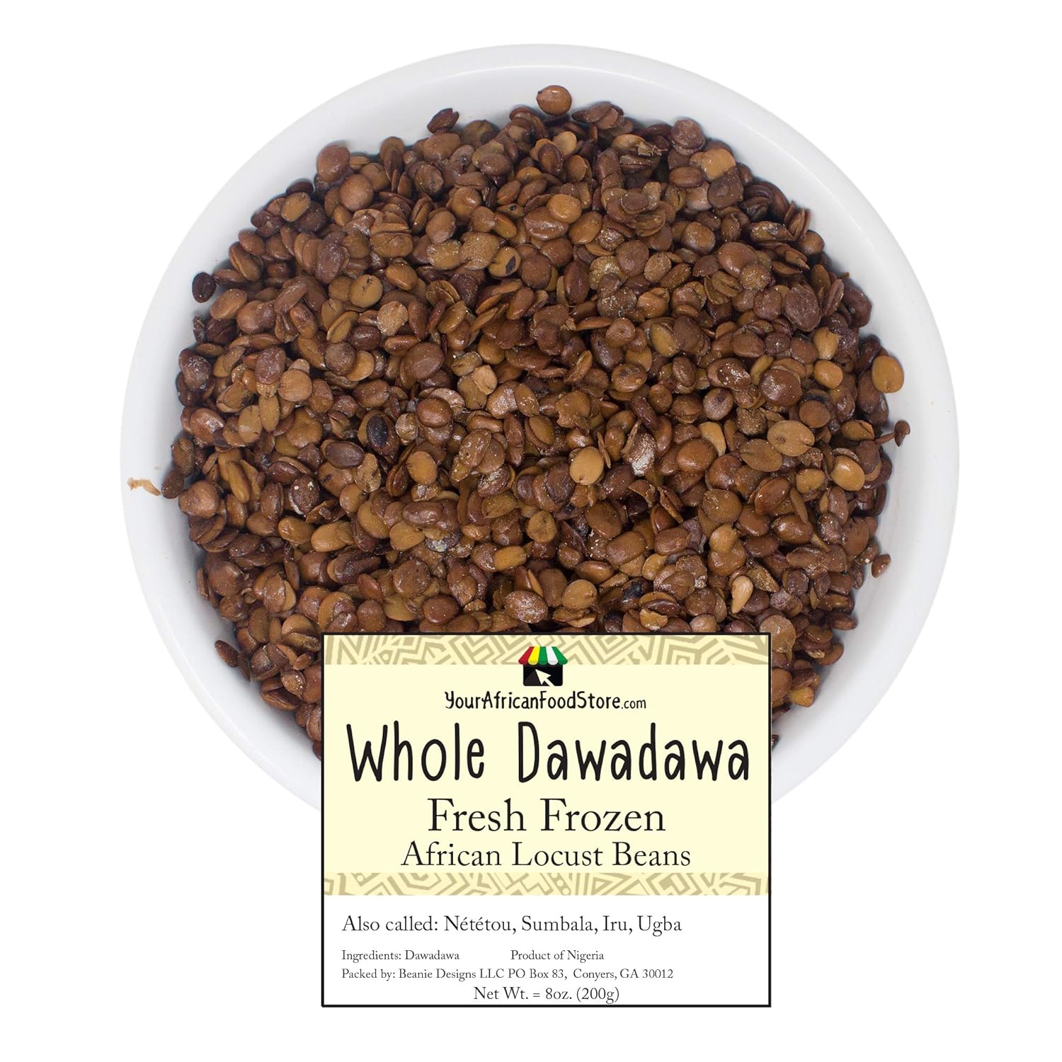 Amazon.com : Fresh Dawadawa, Iru, Ogiri, African Locust Beans (200g ...