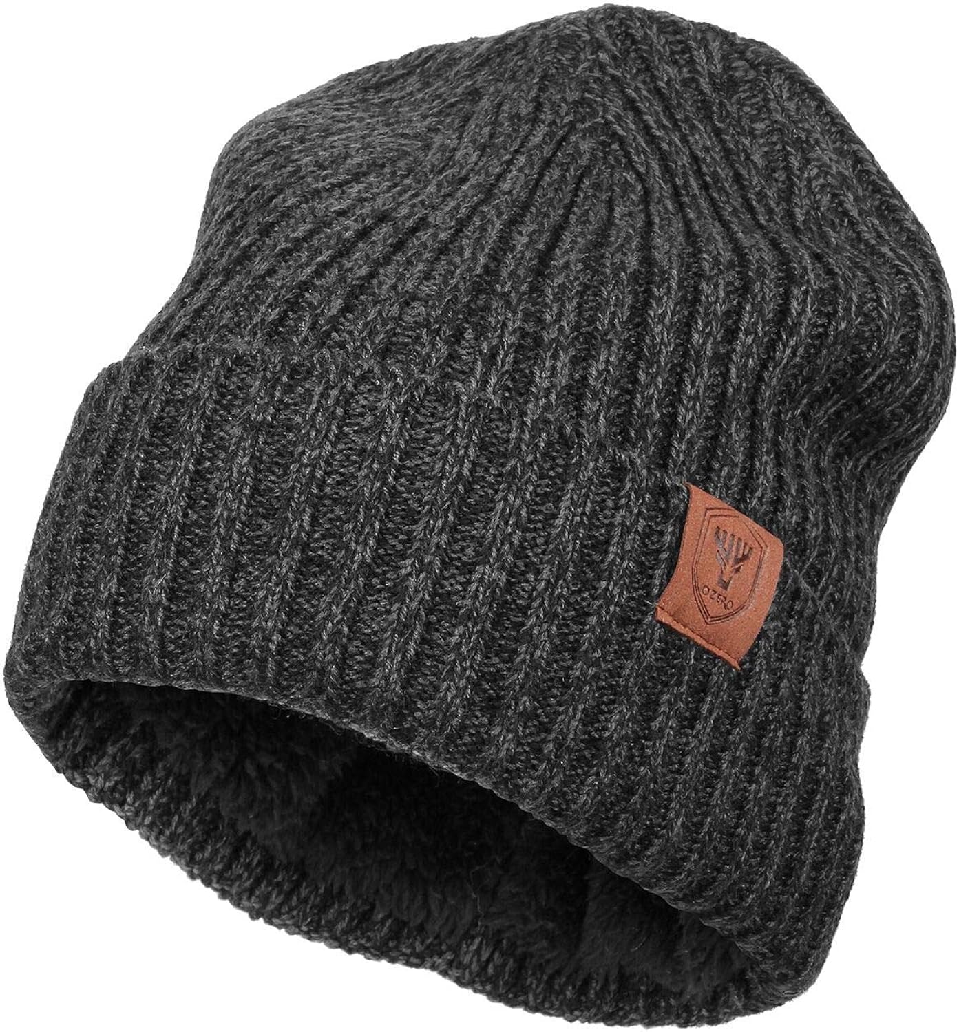OZERO Winter Beanie Mütze,Thermo Strickmütze Laufmützen Wintermütze für ...