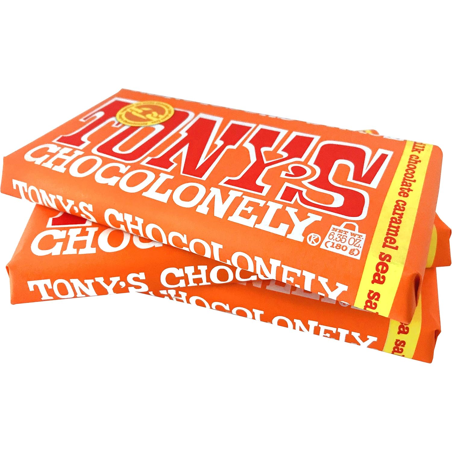 Amazon.com : Tony's Chocolonely Bundles Milk with Caramel and Sea Salt ...