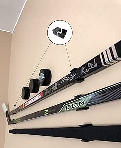 SinBinShop.com Hockey Stick Display Holder/Hanger Wall Mounts, Hockey ...