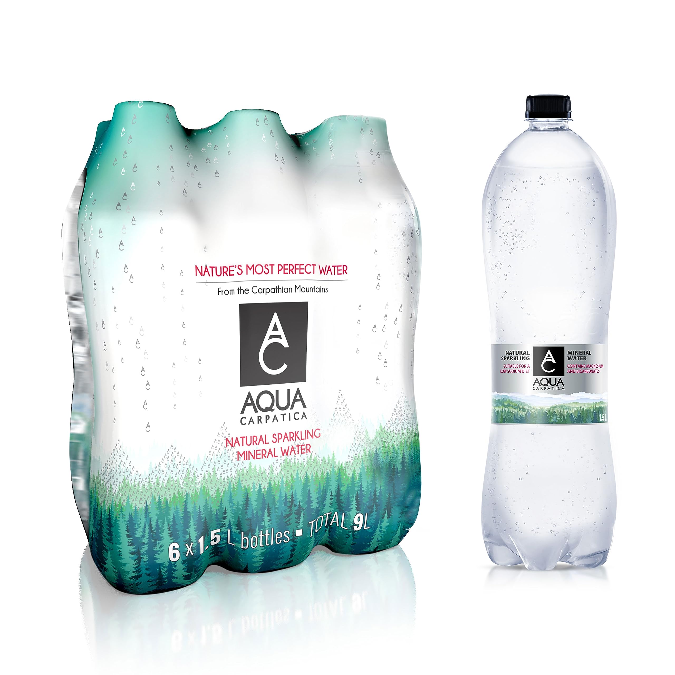 Mua Aqua Carpatica 1.5L x 6 - Pure Natural Sparkling Mineral Water for ...