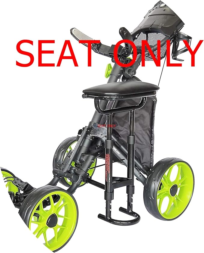 Caddytek Golf Push Cart Removable Seat - Lightweight, Compact & Easy to ...